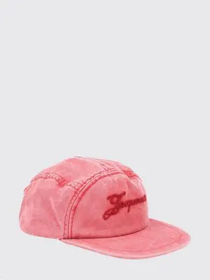 Jacquemus Embroidered Cotton Baseball Cap - Red