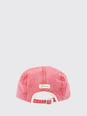 Jacquemus Embroidered Cotton Baseball Cap - Red