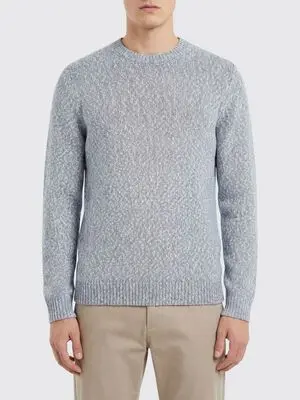 ZANONE Cotton Crew Neck Sweater - Blue