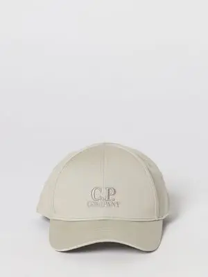 C.P. COMPANY Embroidered Logo Cotton Baseball Cap - Cream