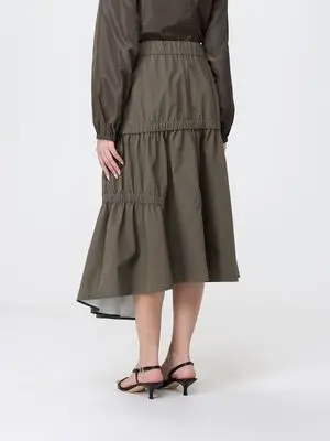 Tibi Asymmetrical Midi Skirt - Grey