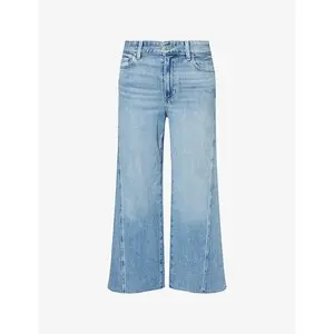 Paige Vanessa Twist Raw-hem Stretch-denim Jeans
