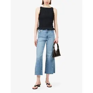 Paige Vanessa Twist Raw-hem Stretch-denim Jeans