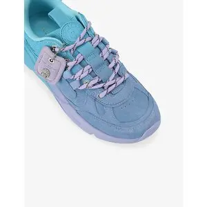Kurt Geiger Kurt Runner Suede Trainers - Blue