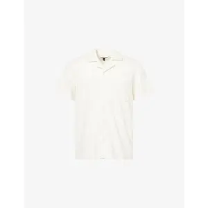 Paige Oliver Ribbed Short-sleeved Cotton Shirt