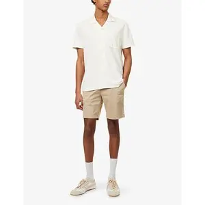 Paige Oliver Ribbed Short-sleeved Cotton Shirt