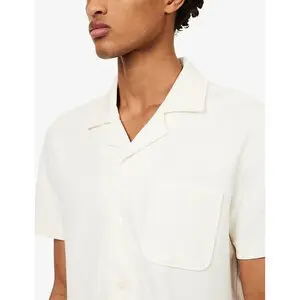 Paige Oliver Ribbed Short-sleeved Cotton Shirt