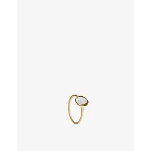 Monica Vinader Odyssey Moonstone Ring - Gold