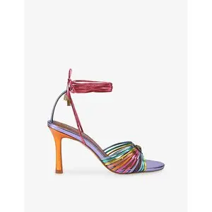 Kurt Geiger Leather Multi-strap Heeled Sandals