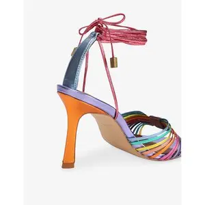 Kurt Geiger Leather Multi-strap Heeled Sandals