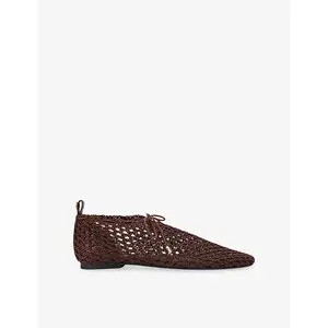 Kurt Geiger Nottie Woven Ballet Flats