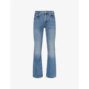 Frame Contrast Stitching Jeans For Men