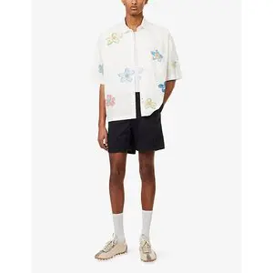 Paige Stretch-cotton Shorts - Black