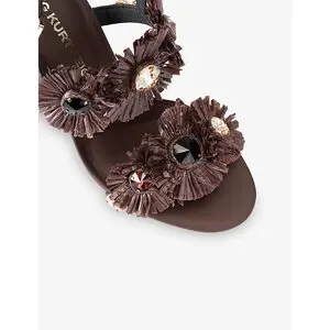 Kurt Geiger Roxie Heeled Leather Sandals