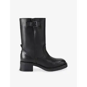 Kurt Geiger Trident Heeled Leather Boots