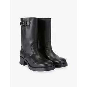 Kurt Geiger Trident Heeled Leather Boots