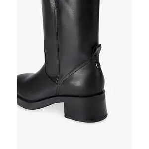 Kurt Geiger Trident Heeled Leather Boots