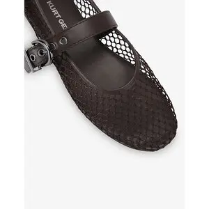Kurt Geiger Nico Mesh Ballet Flats