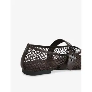 Kurt Geiger Nico Mesh Ballet Flats