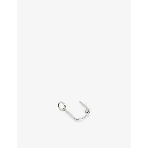 Monica Vinader Solitaire Diamond Initial U Pendant