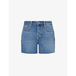 7 For All Mankind Monroe Mid-rise Denim Shorts