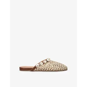 ANCIENT GREEK SANDALS The Slipper Shells Raffia Mules