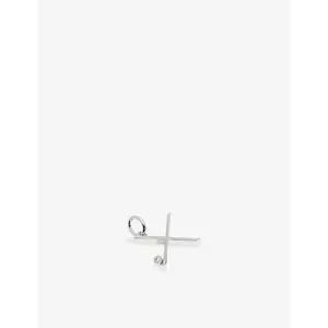 Monica Vinader Solitaire Diamond Initial X Pendant
