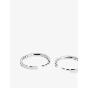 Monica Vinader Small Hoop Earrings - Silver