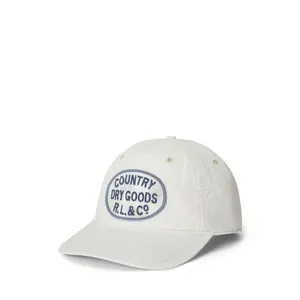 Ralph Lauren Embroidered Patch Herringbone Cap