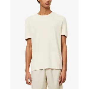 Paige Brimmer Cotton-linen Sweat T-shirt - Silt