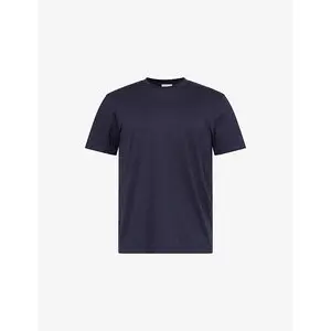 Sunspel Riviera Short-sleeve Cotton-jersey T-shirt - Navy