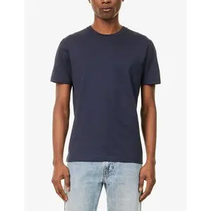 Sunspel Riviera Short-sleeve Cotton-jersey T-shirt - Navy