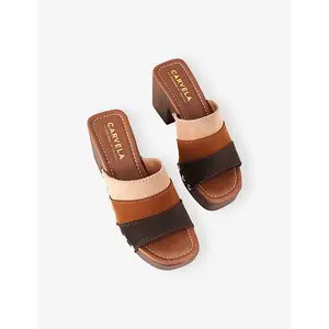 Carvela Settanta Suede Heeled Mules