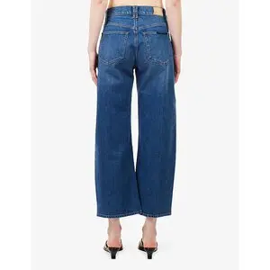 Paige Arellia Ankle Barrel-leg Denim Jeans
