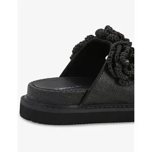 Kurt Geiger Sonnet Raffia Sandals