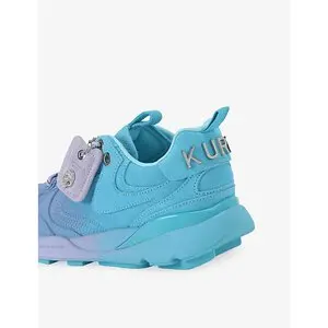 Kurt Geiger Kurt Runner Suede Trainers - Blue