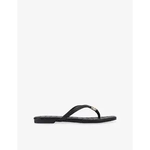 Kurt Geiger Faux-leather Thong Sandals