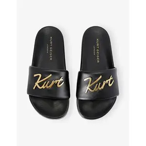 Kurt Geiger Meena Kurt Faux-leather Slides