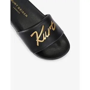 Kurt Geiger Meena Kurt Faux-leather Slides