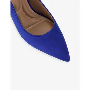 Carvela Heeled Suede Slingback Courts - Blue