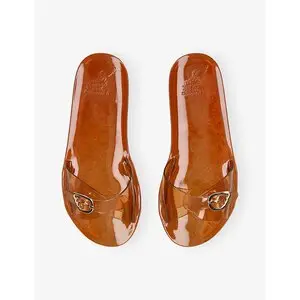ANCIENT GREEK SANDALS Filia Jelly Slides - Camel