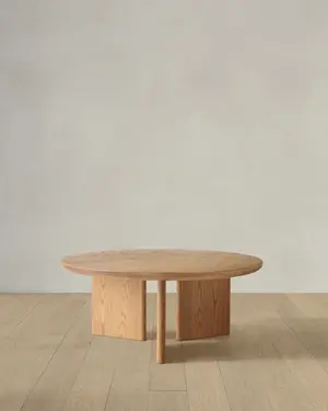 Quince Solid Oak Accent Table - Natural