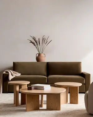 Quince Solid Oak Accent Table
