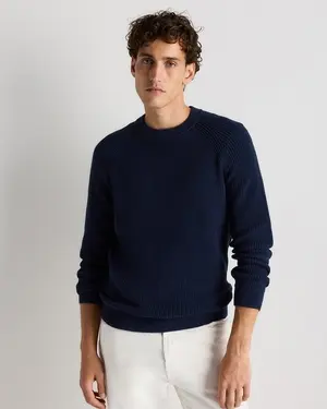 Quince Round Neck Sweaters For Men