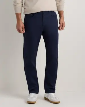 Quince Comfort Stretch Traveler 5-pocket Athletic Tapered Pants - Deep Navy