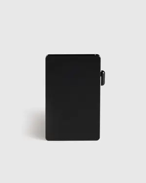 Quince Titanium Rfid Card Holder - Black