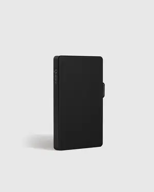 Quince Titanium Rfid Card Holder - Black