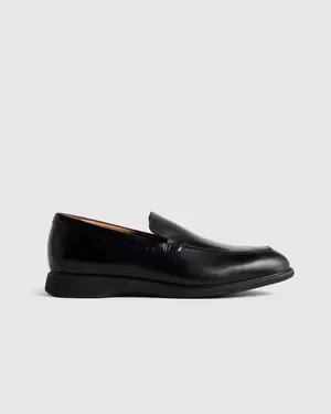 Quince Crafted Leather Loafer - Black