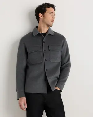 Quince Single Breasted Overshirts For Men