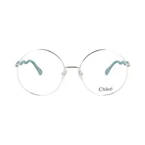 Chloé Round Full Rim Optical Frames - Silver